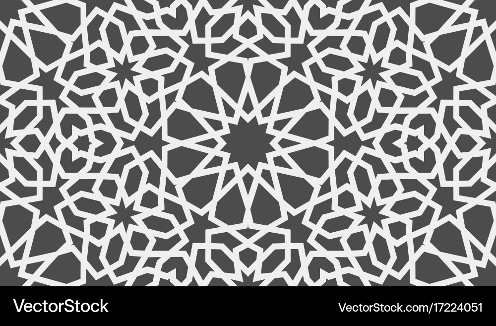 Islamic pattern seamless arabic geometric Vector Image