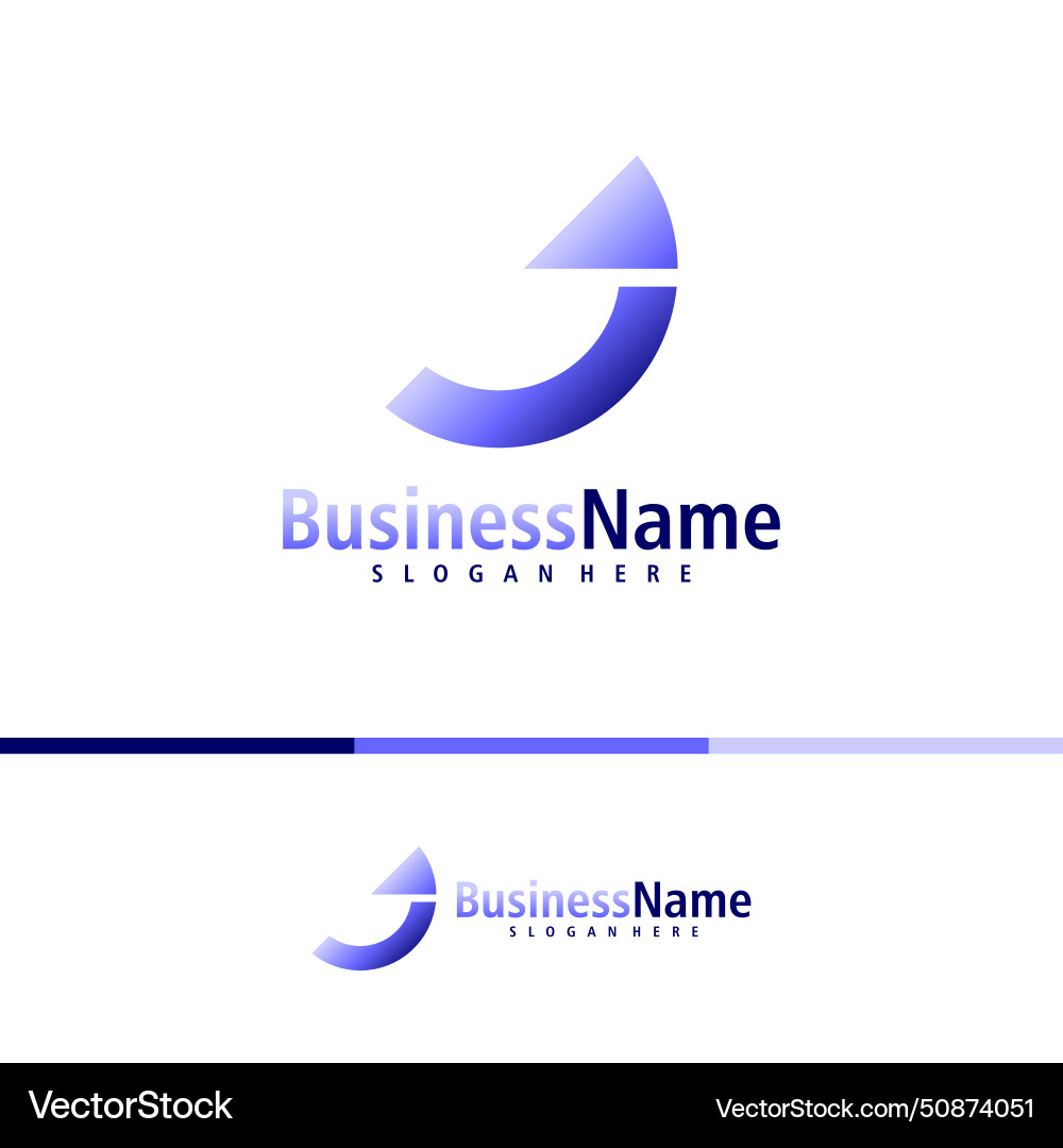 Letter j logo design creative initial j logo Vector Image