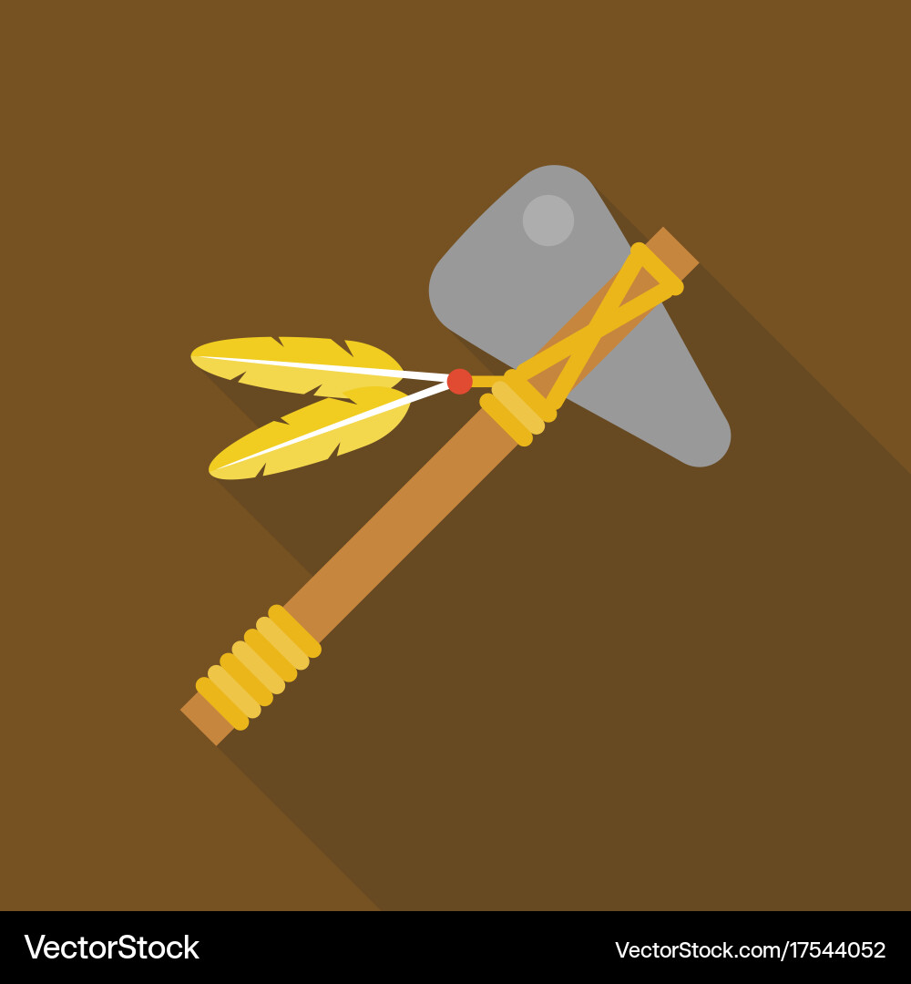 Native American Tomahawk Royalty Free Vector Image