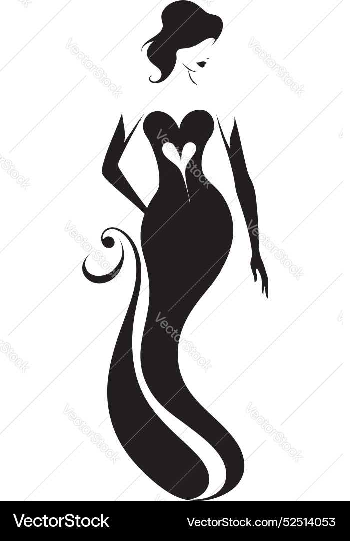 Charming chic womans face design ethereal Vector Image