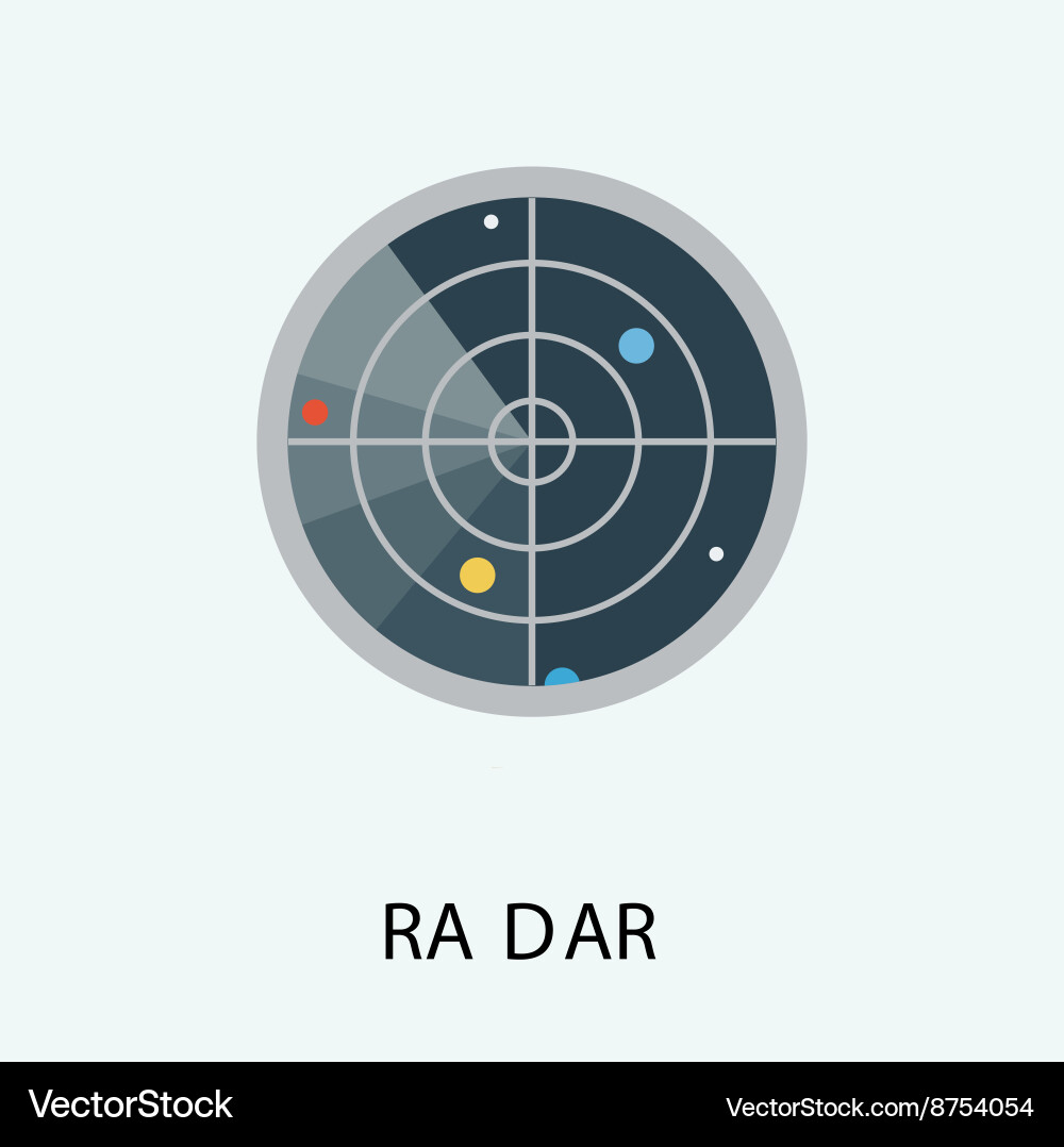 Radar Royalty Free Vector Image - VectorStock
