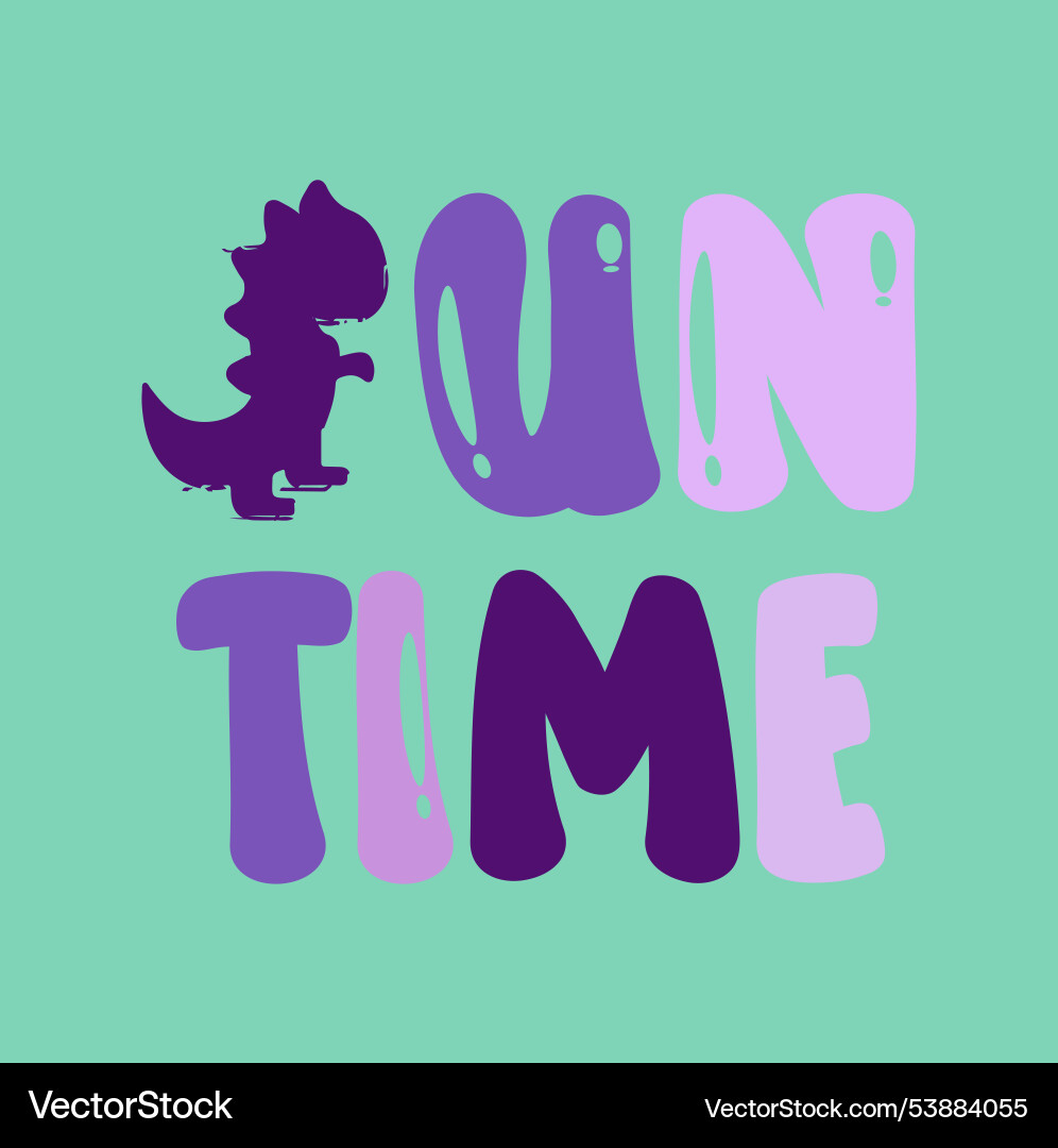 Fun time Royalty Free Vector Image - VectorStock