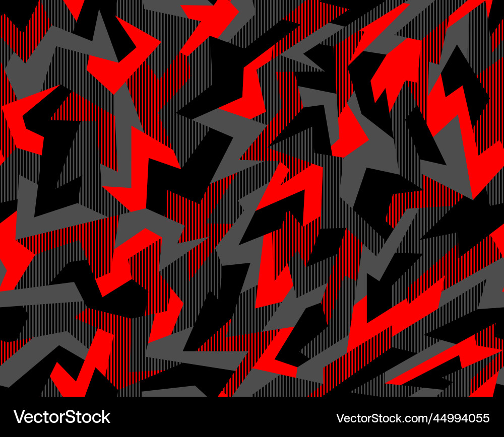 Geometric Camo Stripes Pattern Royalty Free Vector Image