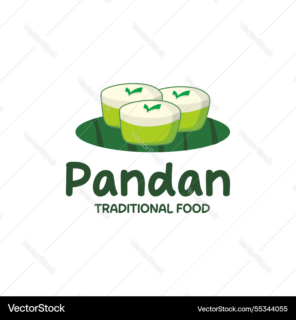 Hand drawn of talam cake logo Royalty Free Vector Image
