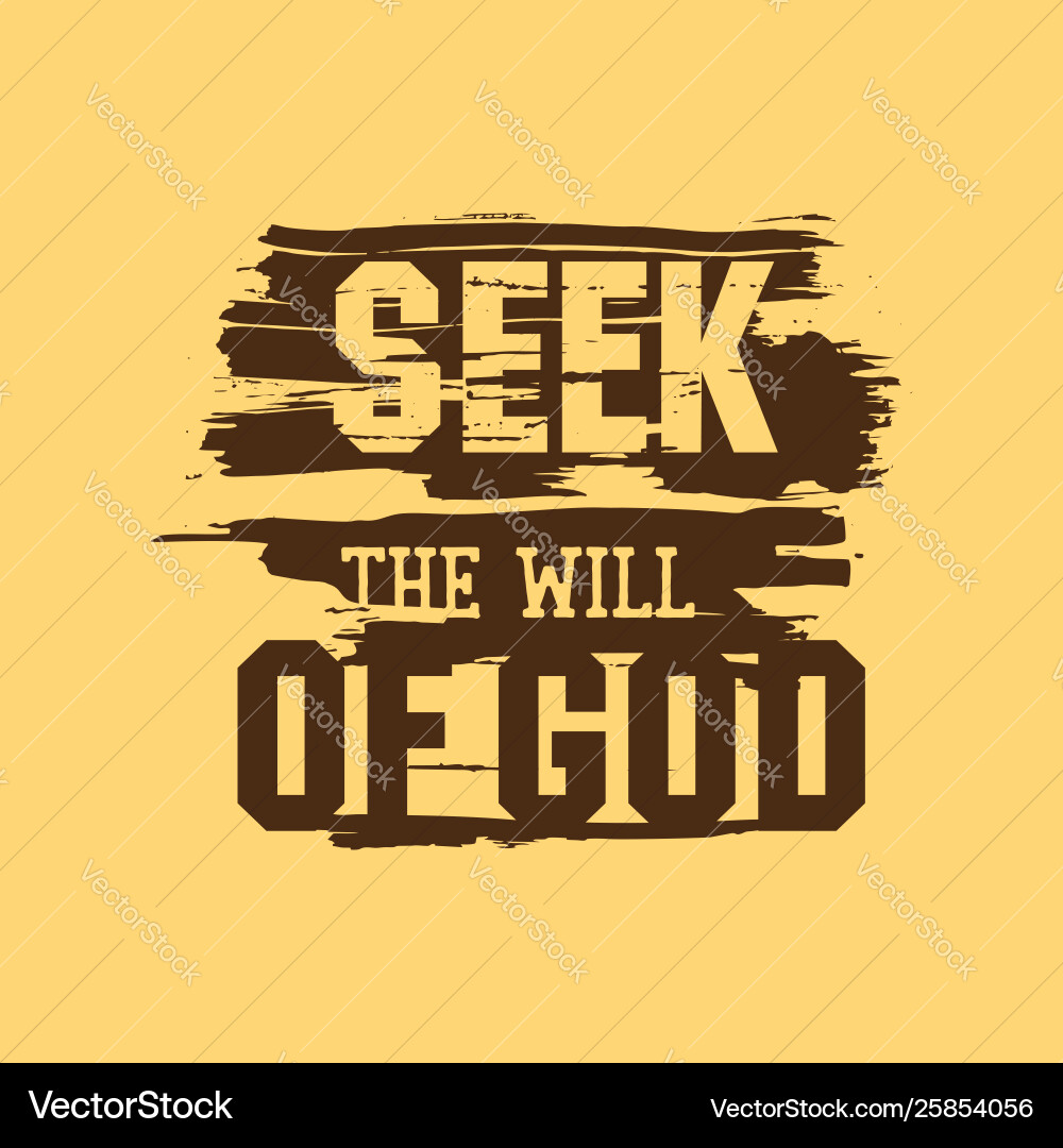 Christian typography lettering Royalty Free Vector Image