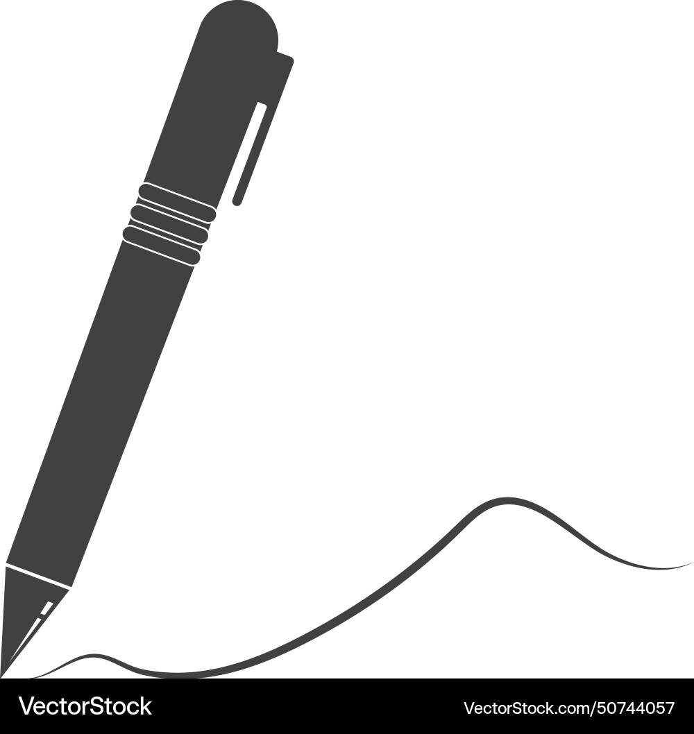 Ballpoint pen icon Royalty Free Vector Image - VectorStock