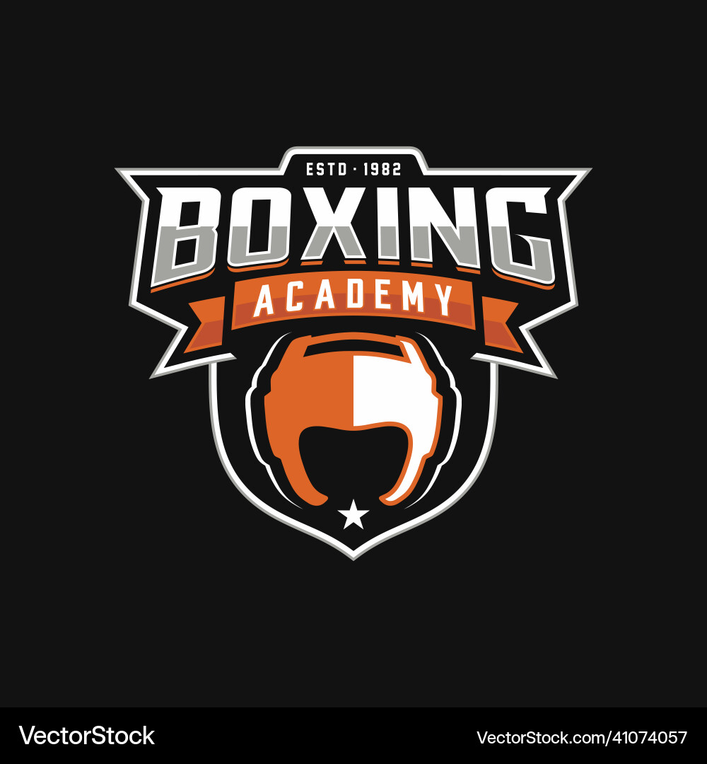 Boxing logo emblem collection design template Vector Image
