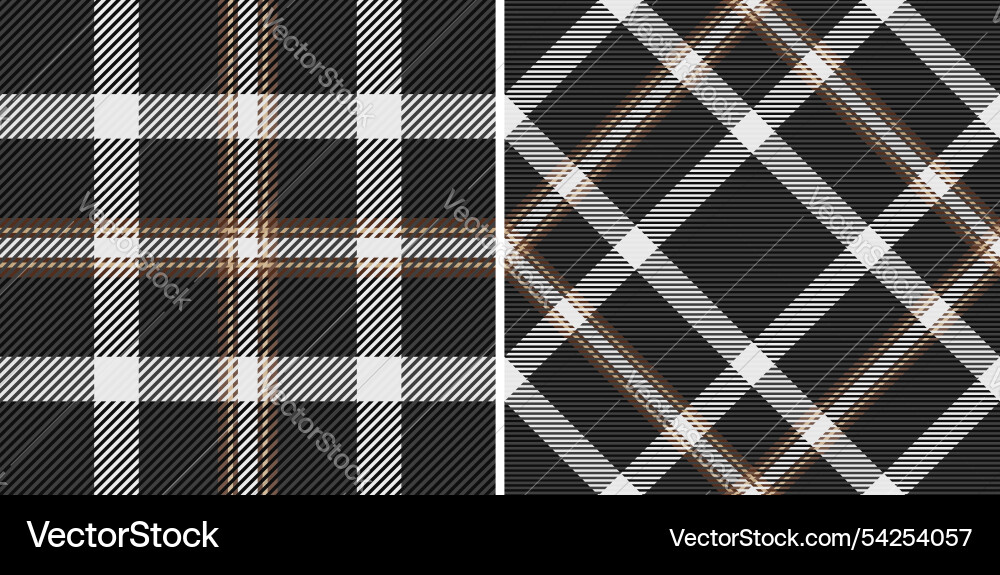 Check fabric pattern of texture textile tartan Vector Image