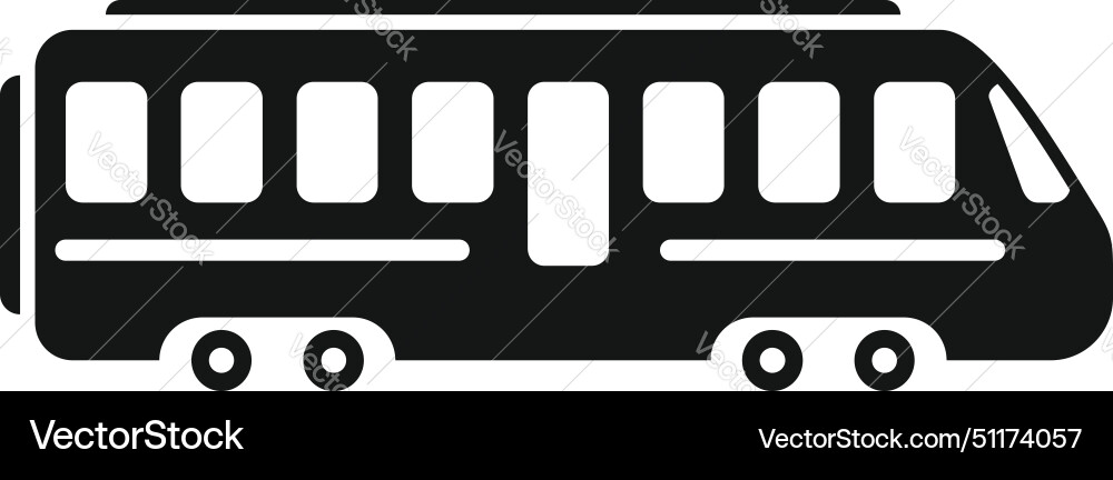 New modern train icon simple security Royalty Free Vector