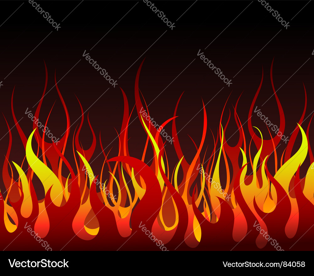 Fire background Royalty Free Vector Image - VectorStock