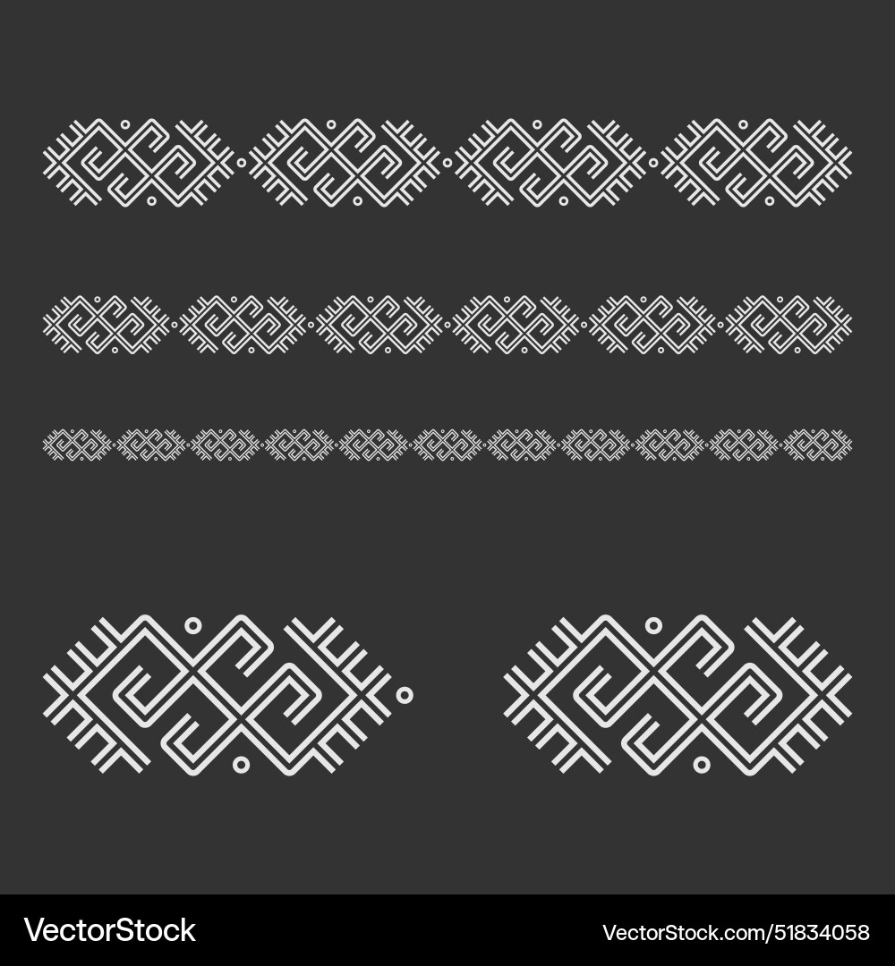 Vintage style decorative border Royalty Free Vector Image