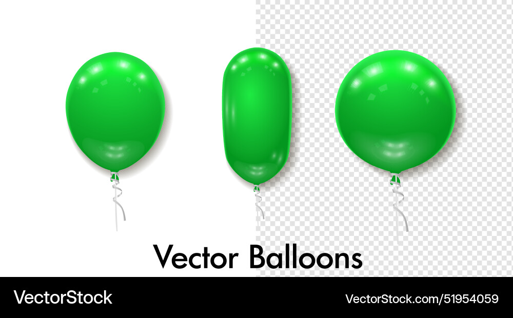 Balloon isolated on white background holiday Vector Image