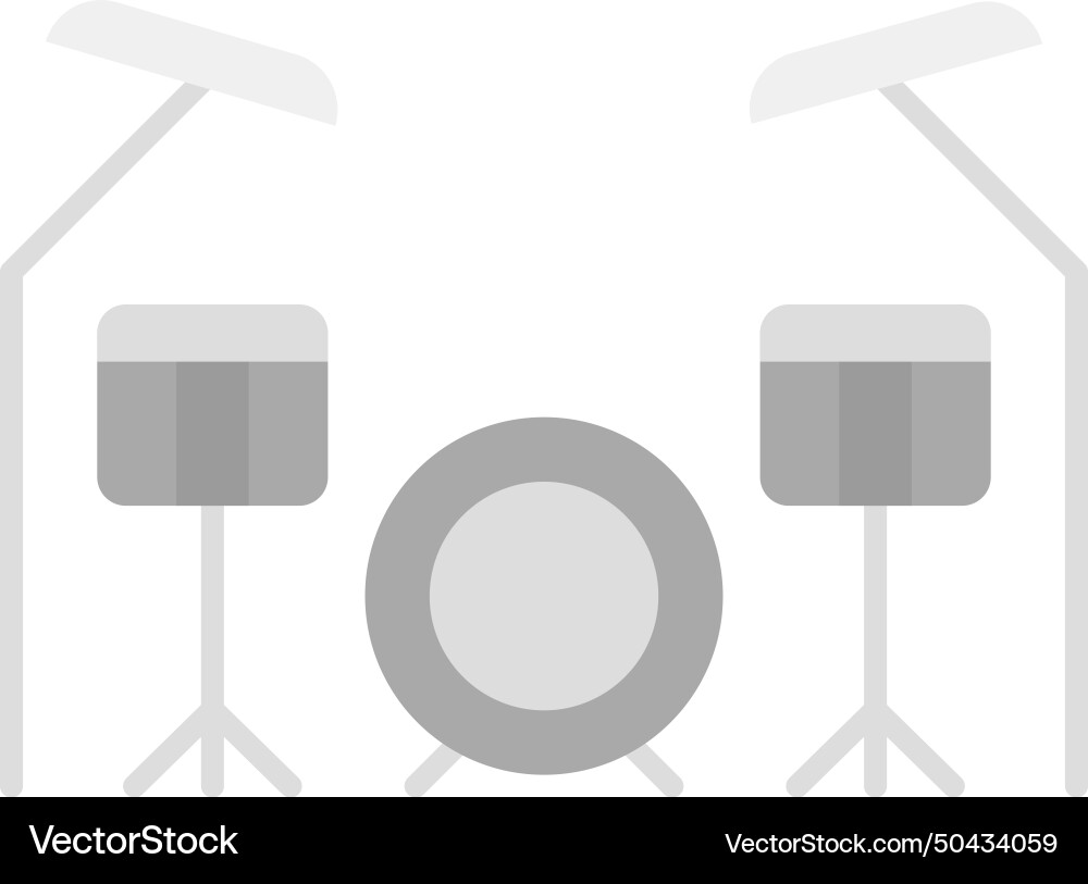 Drums icon image Royalty Free Vector Image - VectorStock