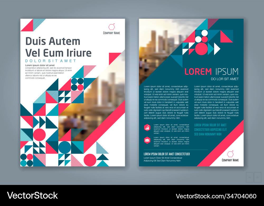 Cover annual report 2081 Royalty Free Vector Image