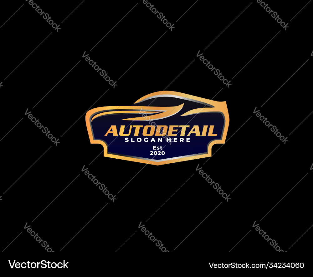 Modern car logo design inspiration Royalty Free Vector Image