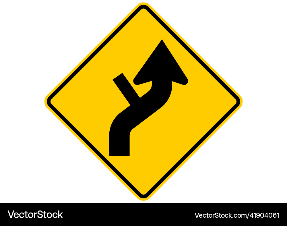 Side road Royalty Free Vector Image - VectorStock