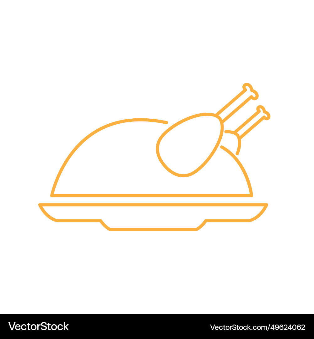 Clean meat logo design image Royalty Free Vector Image