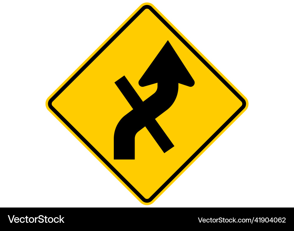 Cross roads Royalty Free Vector Image - VectorStock