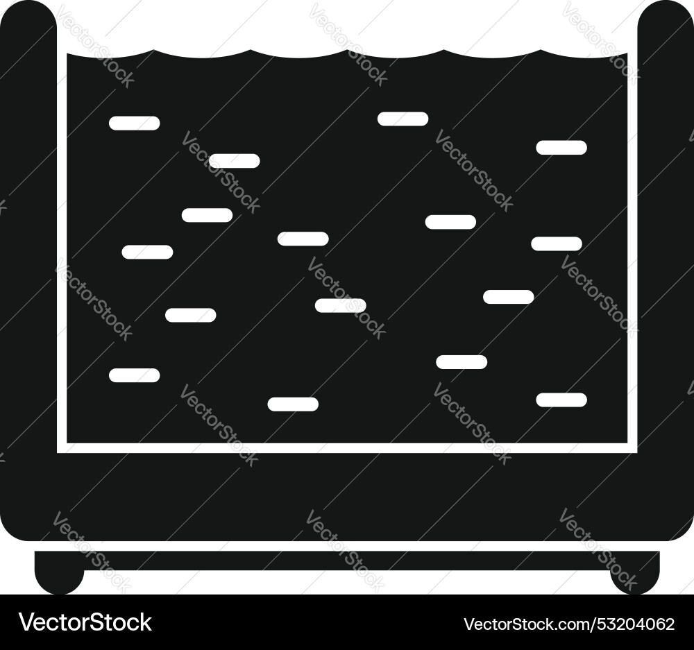 Inflatable rectangular home pool filled with water