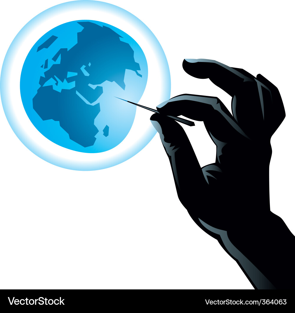 Evil hand Royalty Free Vector Image - VectorStock