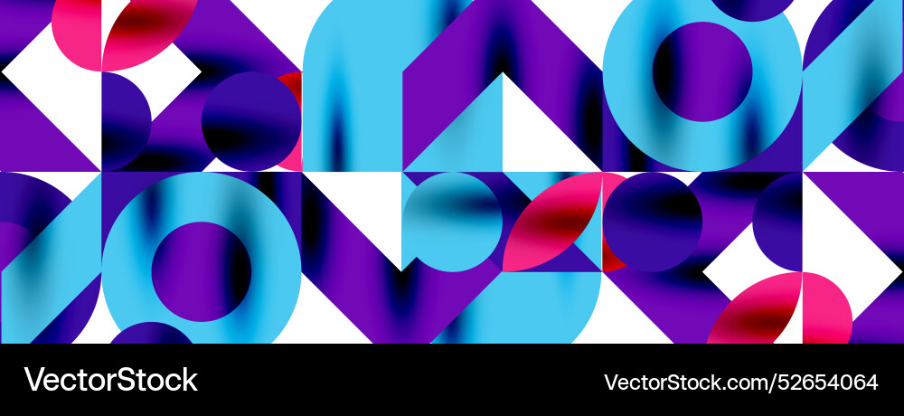 Circle pattern round elements with lines Vector Image