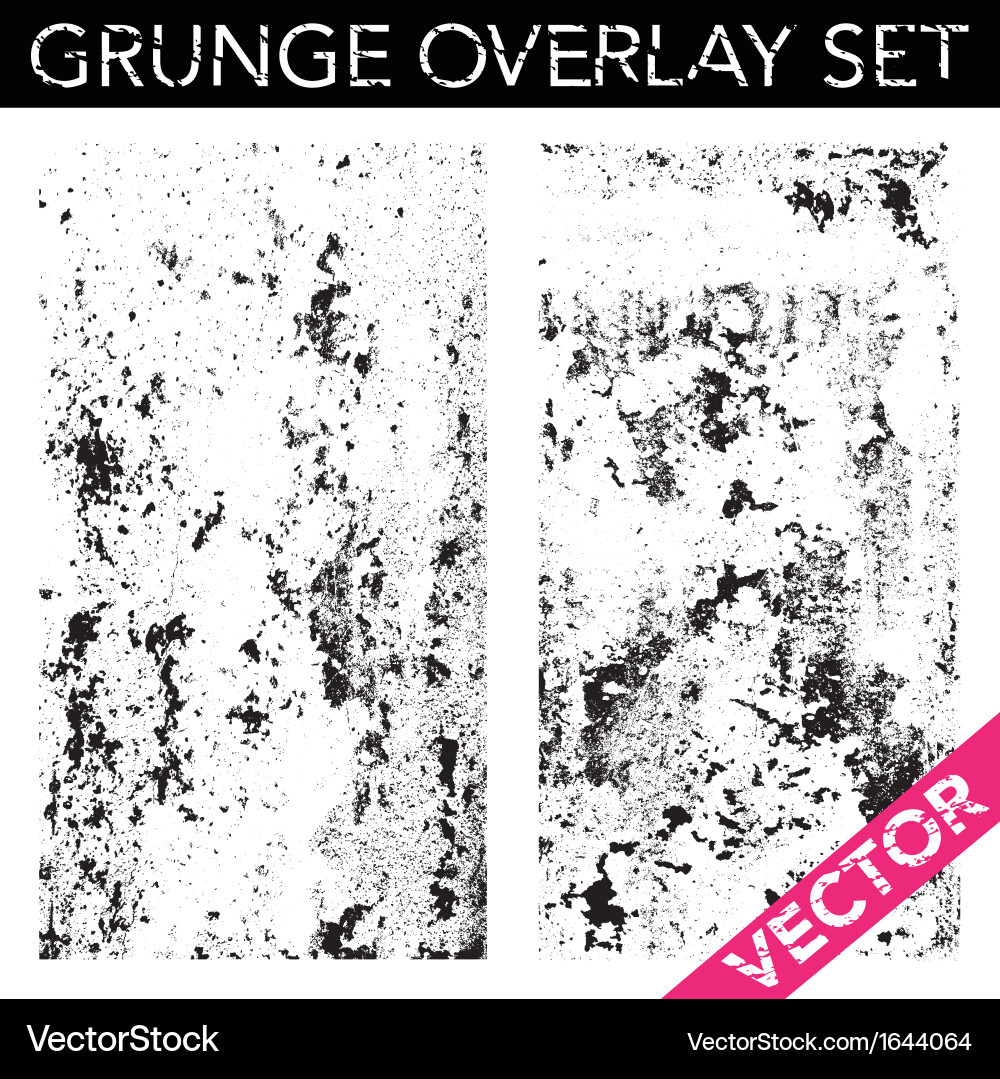 Grunge overlay Royalty Free Vector Image - VectorStock