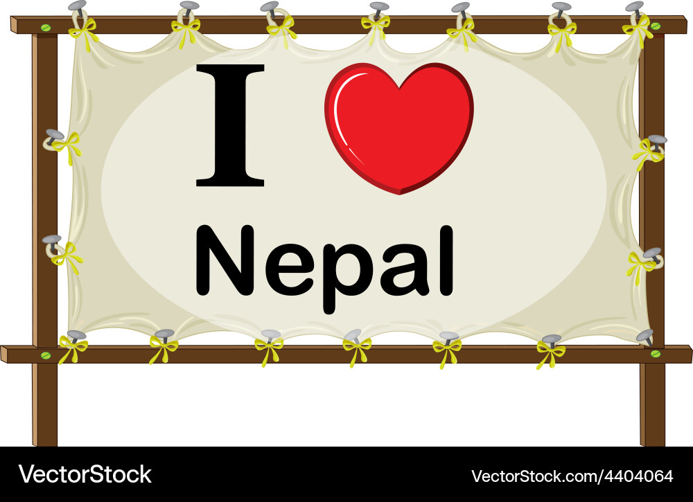 Nepal Royalty Free Vector Image - VectorStock