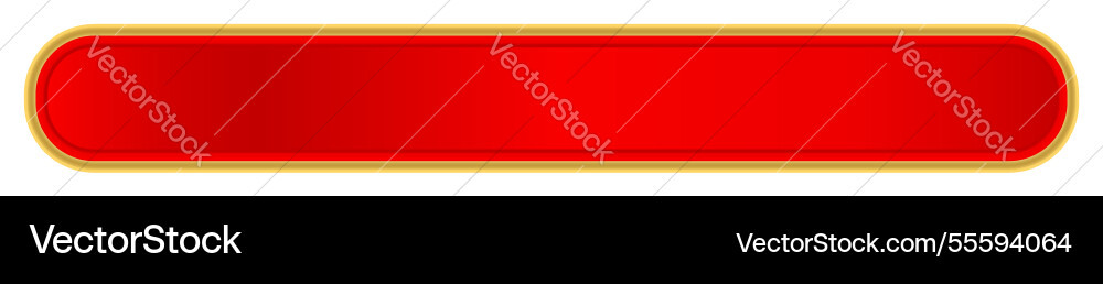 Red gold label for banner luxury golden frame Vector Image
