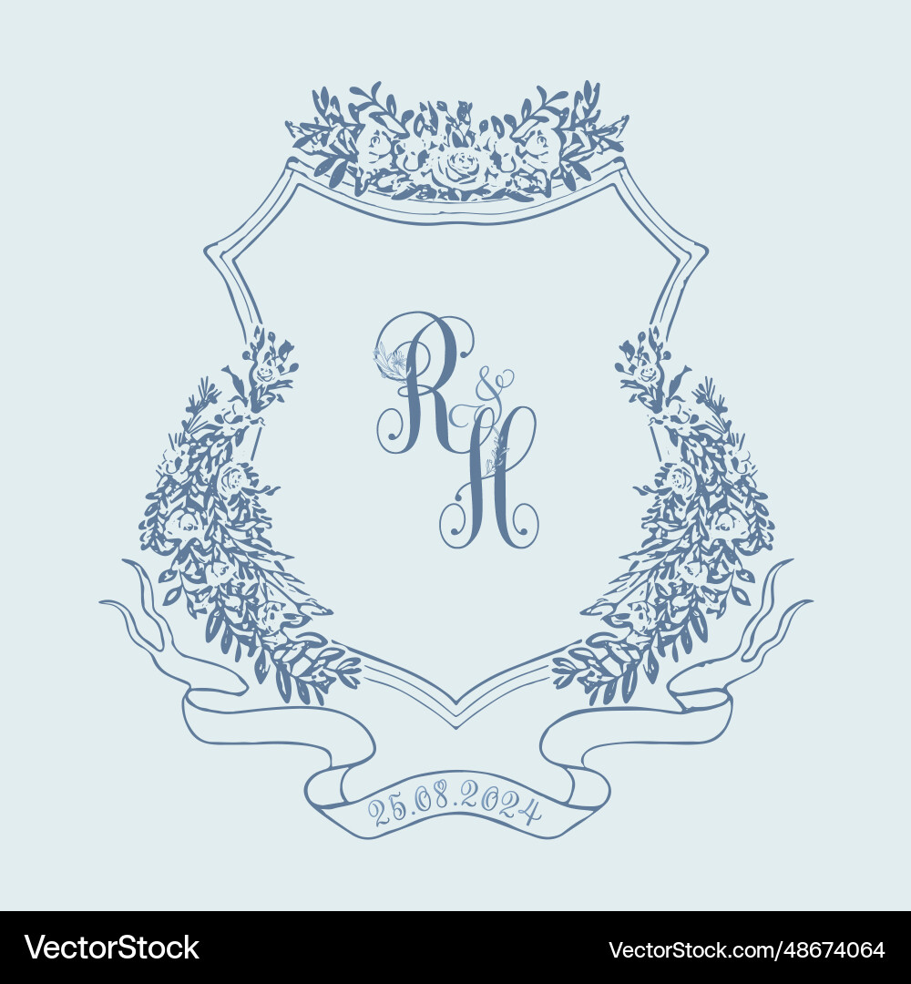 Rh Monogram Vector Images (over 2,200)