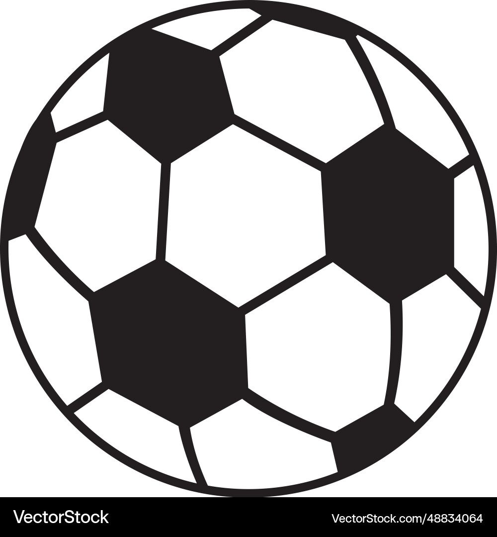 Soccer ball Royalty Free Vector Image - VectorStock