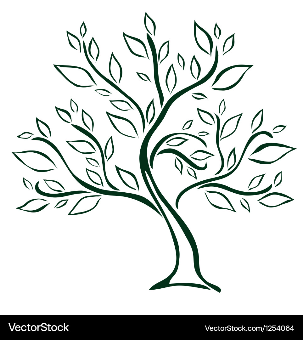 Tree design element Royalty Free Vector Image - VectorStock