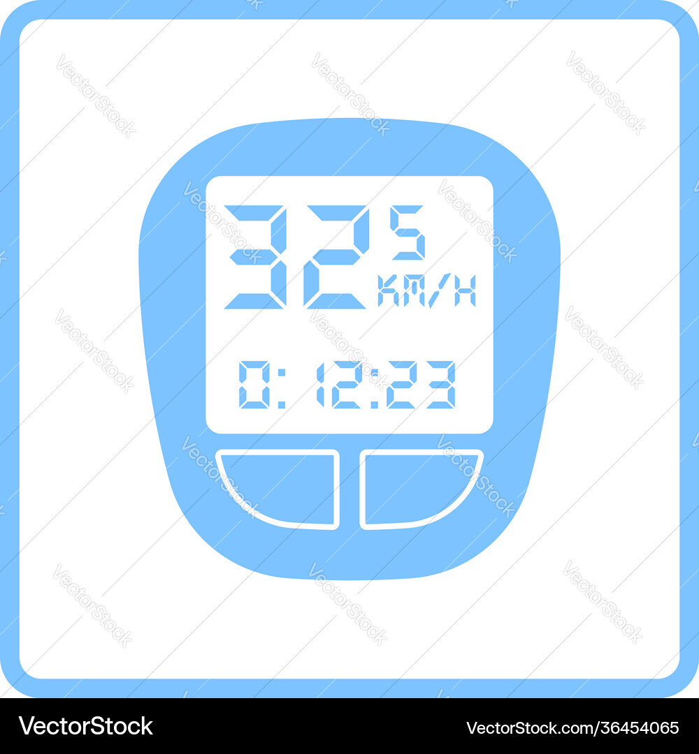 Bike computer icon Royalty Free Vector Image - VectorStock