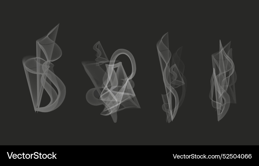 Smoke vapor cloud overlay effect realistic Vector Image