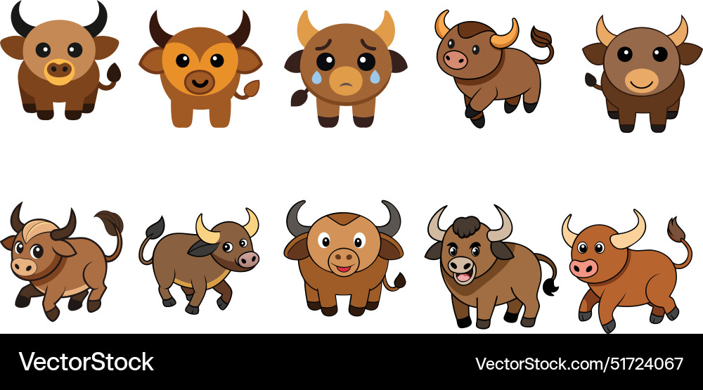 African buffalo design animal Royalty Free Vector Image