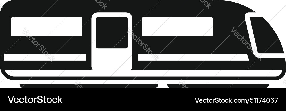 Express platform train icon simple fast Royalty Free Vector Express platform train icon simple fast Royalty Free Vector