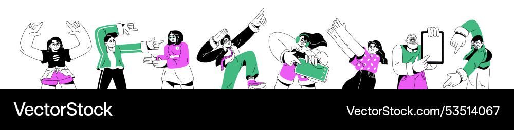 Line Art Character Vector Images (over 240,000)