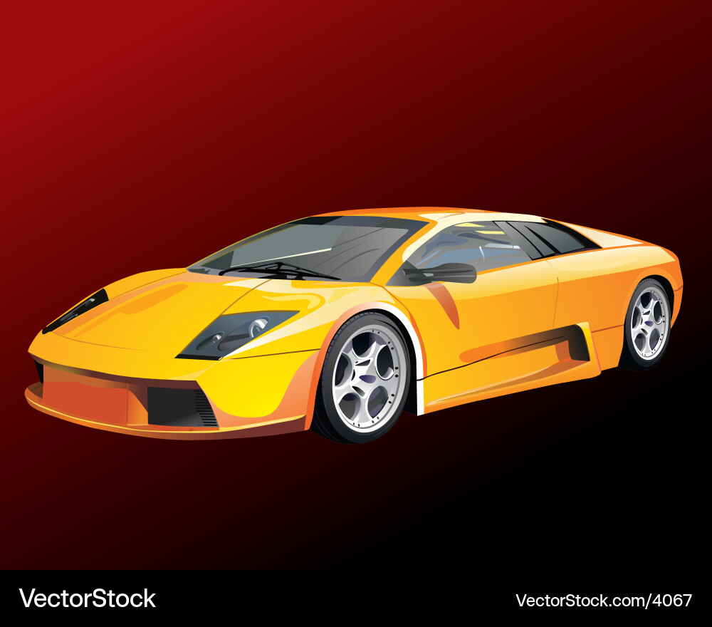 Sports car Royalty Free Vector Image - VectorStock