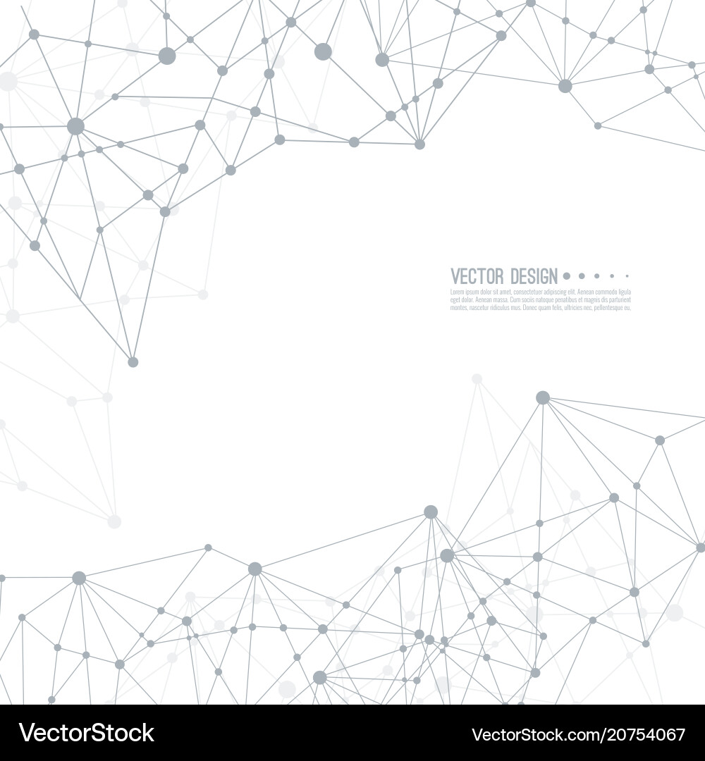 Virtual abstract background Royalty Free Vector Image