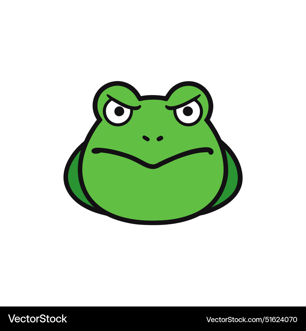 Brown anole lizard angry icon Royalty Free Vector Image