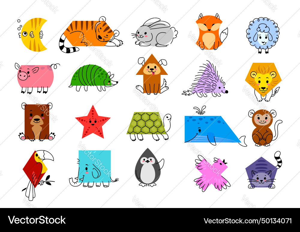 Animal Rectangle Shape Vector Images (over 870)