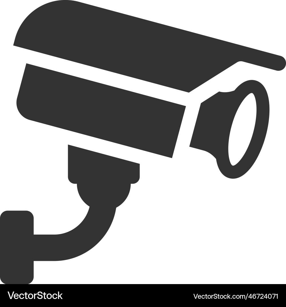 Cctv Kamera Icon Lizenzfreies Vektorbild - VectorStock