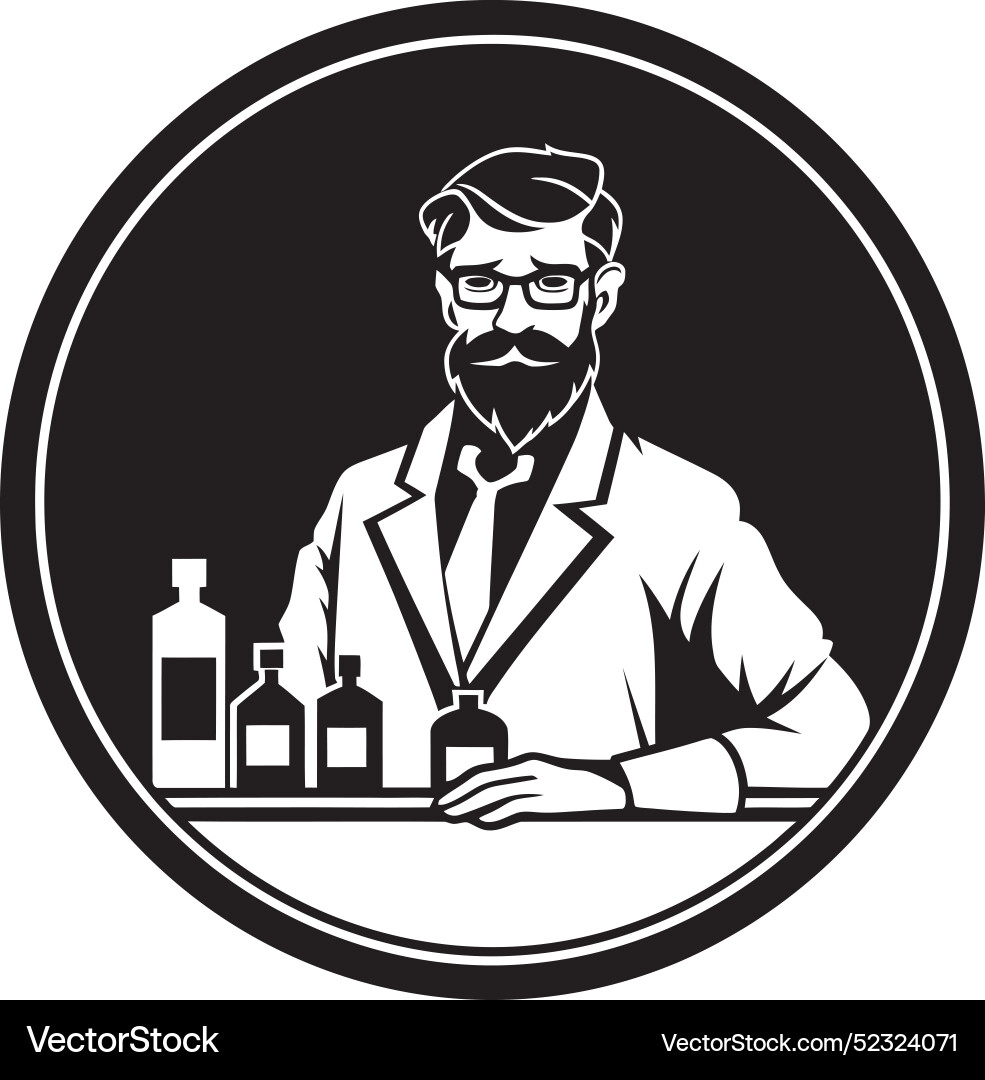 Pharmacy workflow optimizationpharmacists role Vector Image