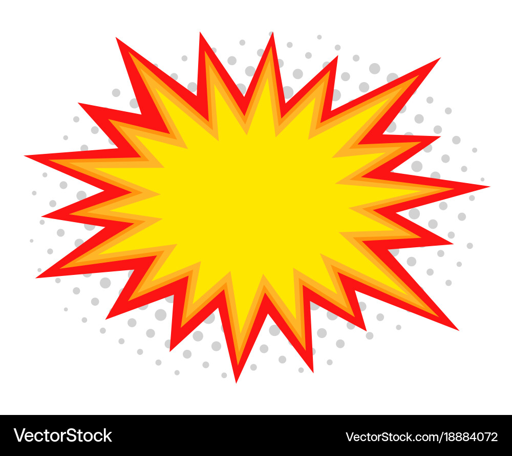Comic splash Royalty Free Vector Image - VectorStock