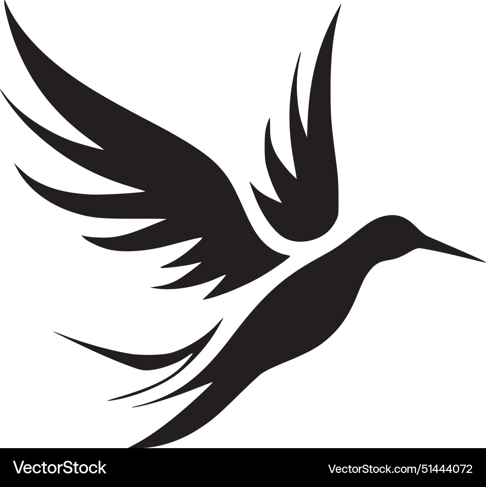 Hummingbird - high quality logo ideal Royalty Free Vector