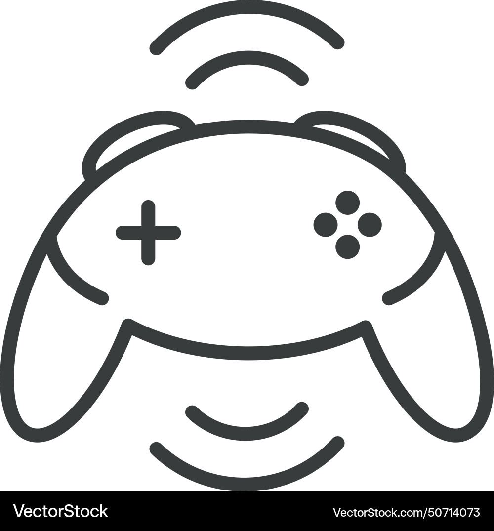 Virtual reality control Royalty Free Vector Image