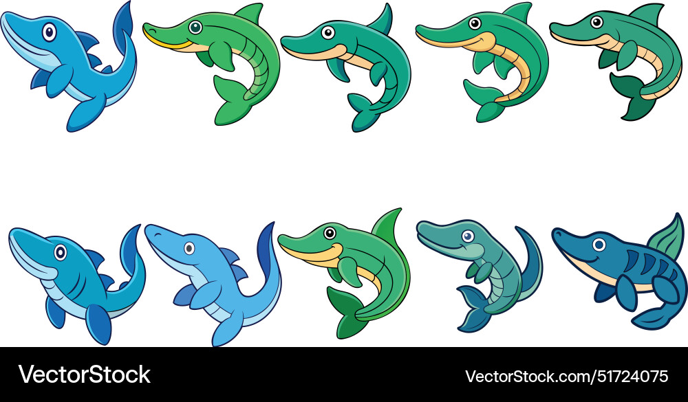 Alligator gar design animal Royalty Free Vector Image