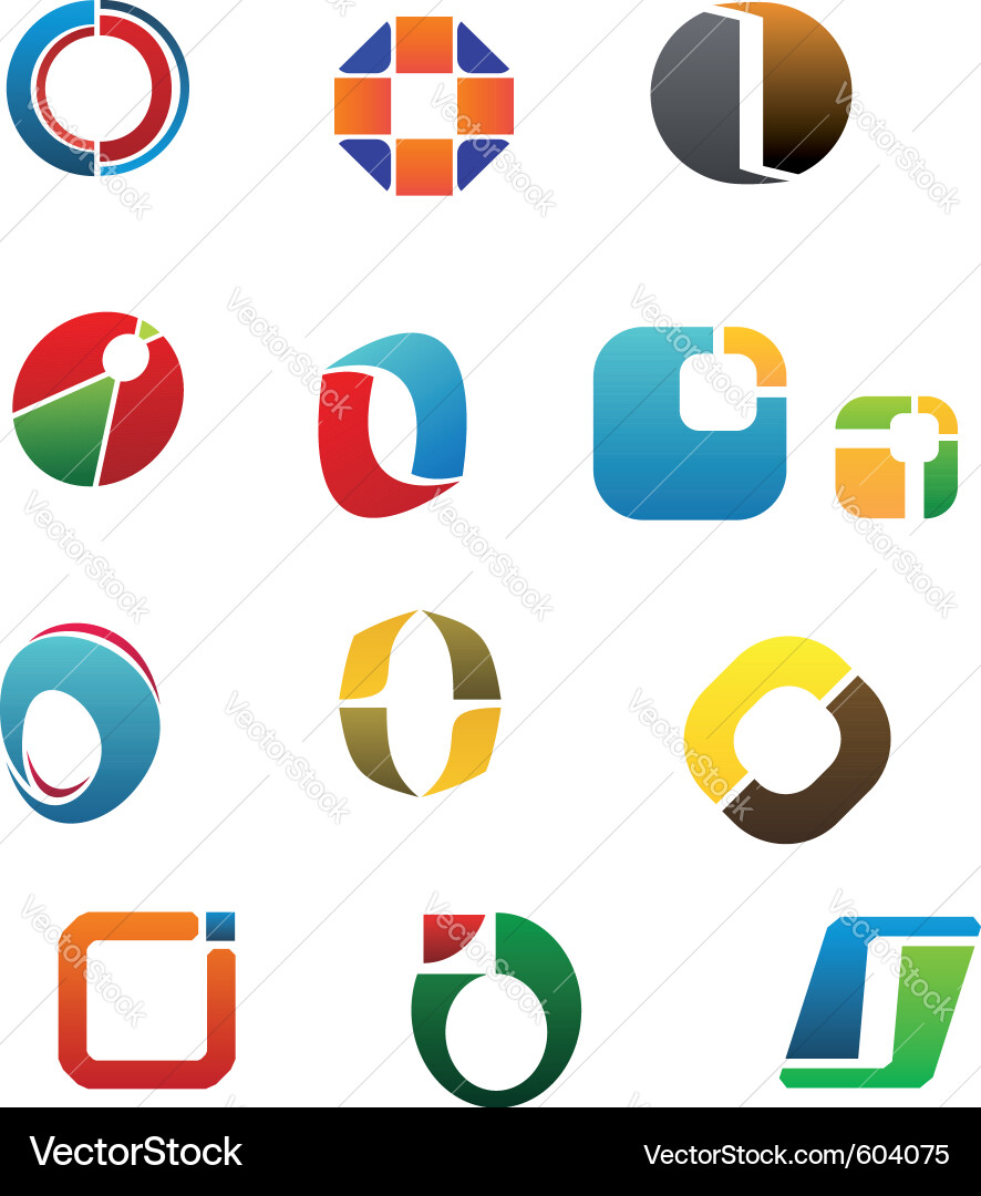 Alphabet symbols Royalty Free Vector Image - VectorStock
