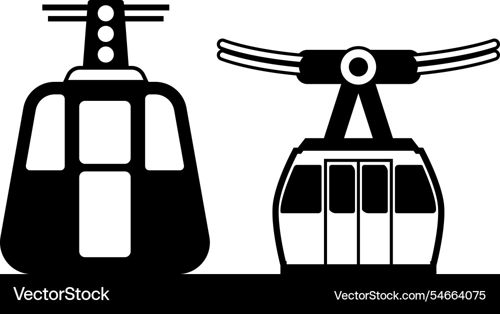 Cable car Royalty Free Vector Image - VectorStock