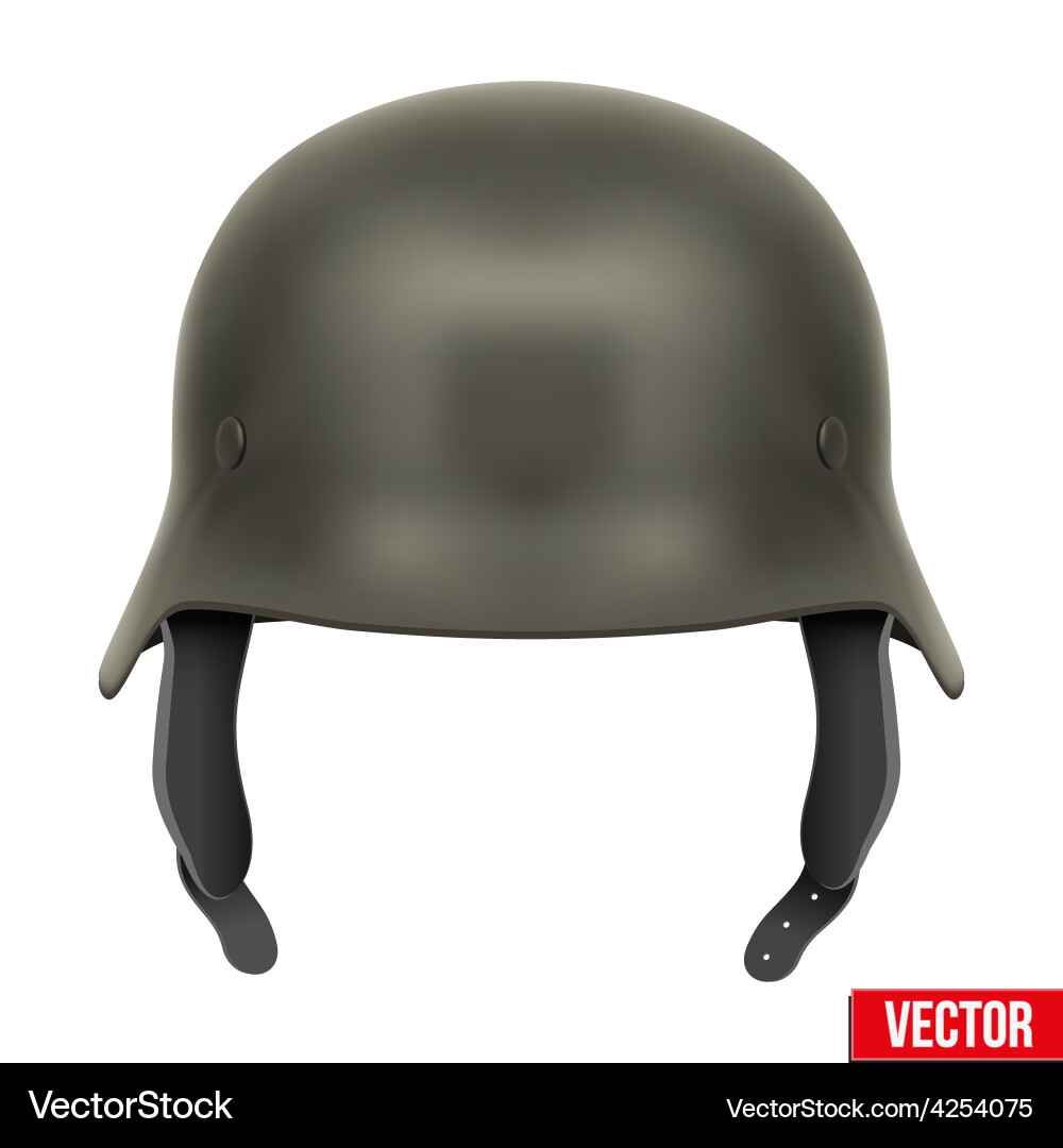 German army helmet Royalty Free Vector Image - VectorStock