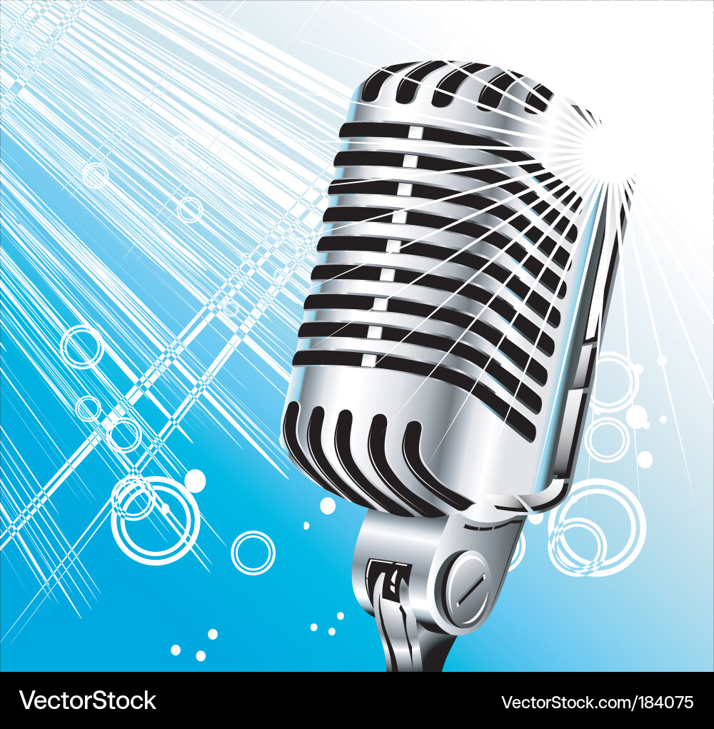 Microphone Royalty Free Vector Image - VectorStock